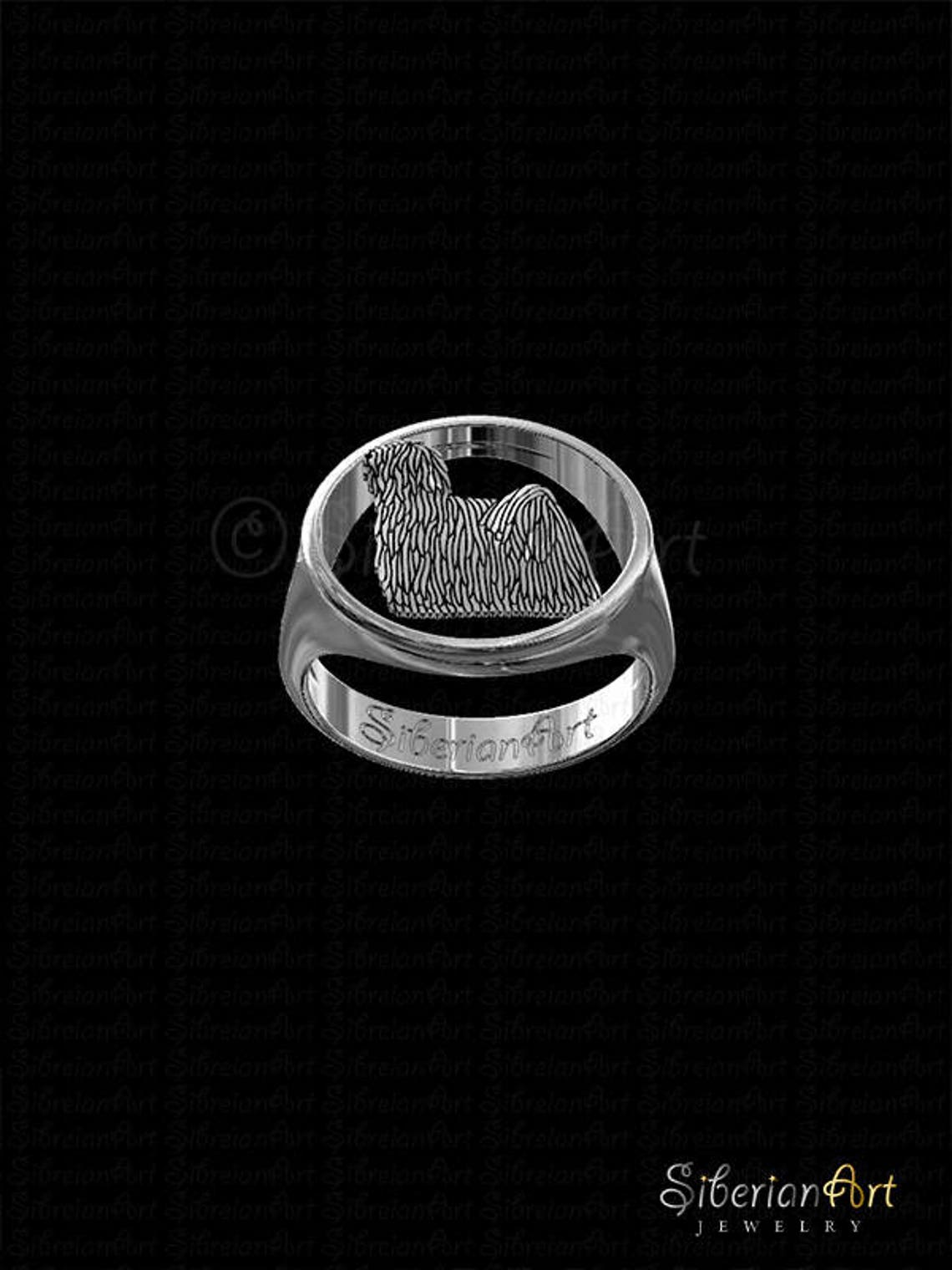 Puli Ring Sterling Silver 925 Gift for Dog Lovers and - Etsy