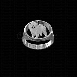 Chow Chow Ring Sterling Silver 925 Gift for Dog Lovers and - Etsy