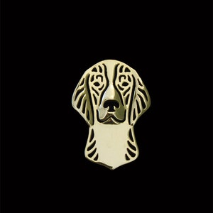 Welsh Springer Spaniel Brooch Solid Gold - Etsy