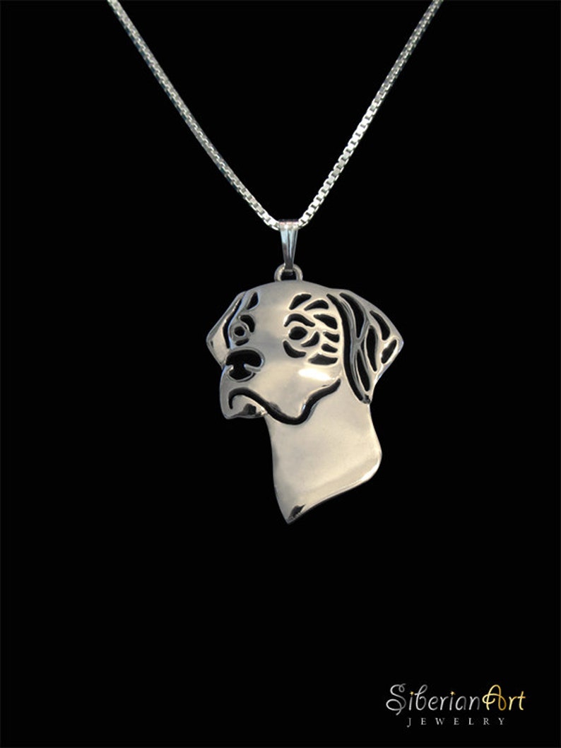 English Pointer Sterling Silver Pendant and Necklace. - Etsy