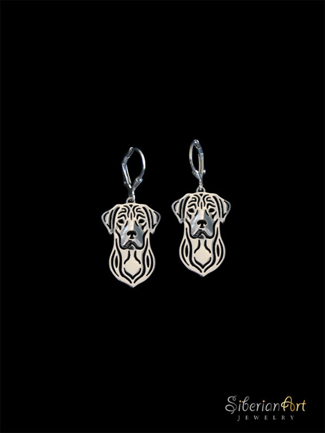 Labrador Retriever Earrings Sterling Silver - Etsy