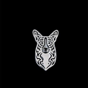 Cardigan Welsh Corgi Brooch Sterling Silver - Etsy