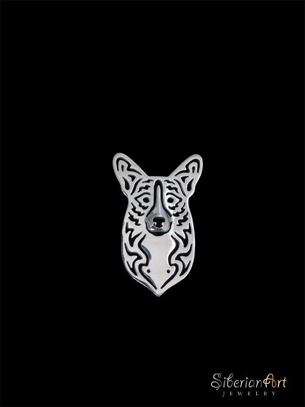 Cardigan Welsh Corgi Brooch Sterling Silver - Etsy