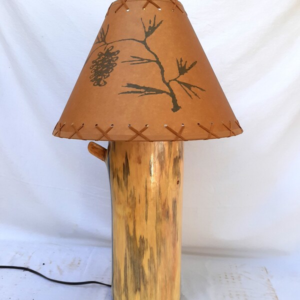 Rustic Log Lamps - Etsy