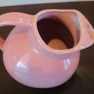 Ceramic Ware Pink Pitcher, Kitchenware, Tableware, Drinkware, Pottery ...