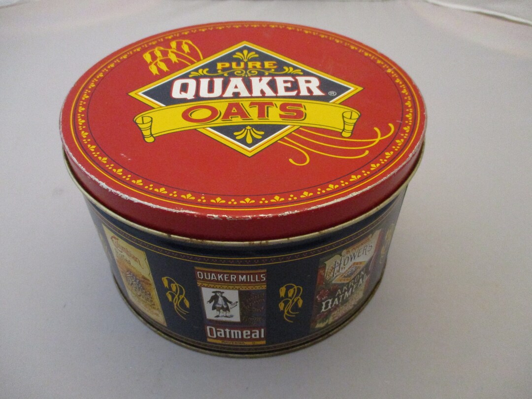 Quaker Oats Limited Edition Round Cannister From 1983, Collectible ...