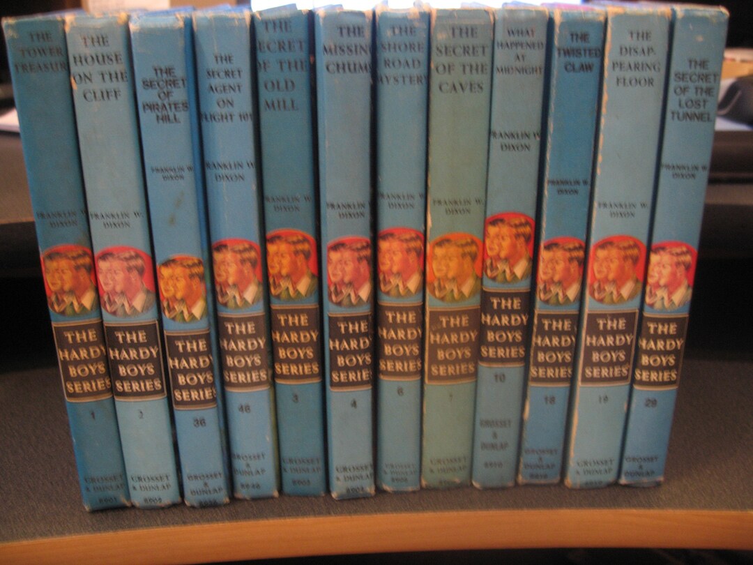 Hardy Boys Series Matte Hard Cover Mystery Books-each Book Sold ...