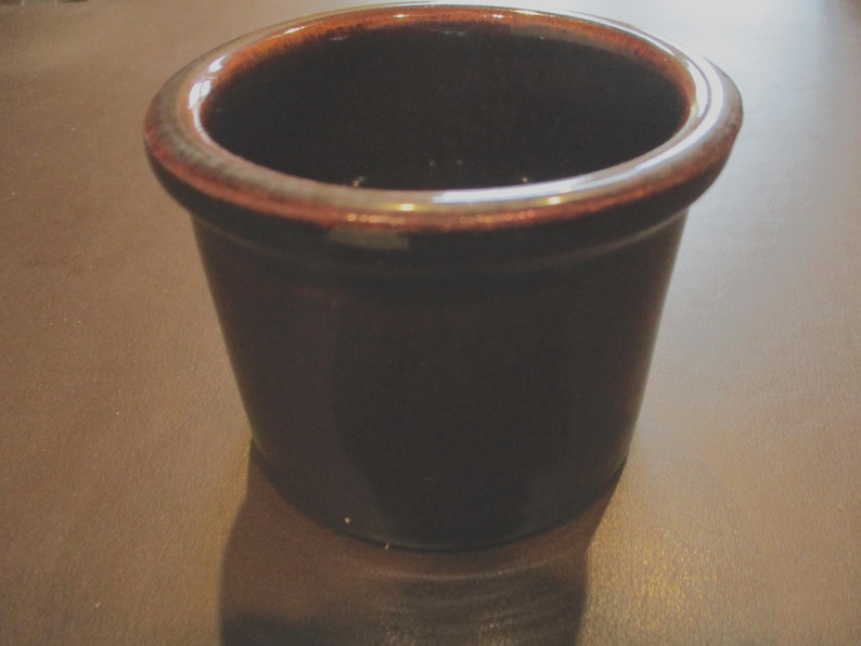 Vintage Ceramic Crock Salt Holder, Salt Cellar, Kitchenware, Container ...