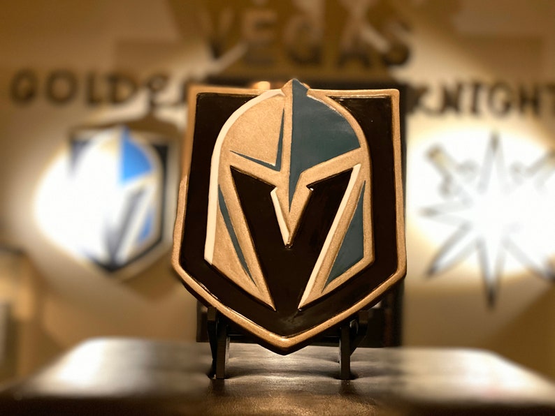 Handmade Vegas Golden Knights Shield - Etsy