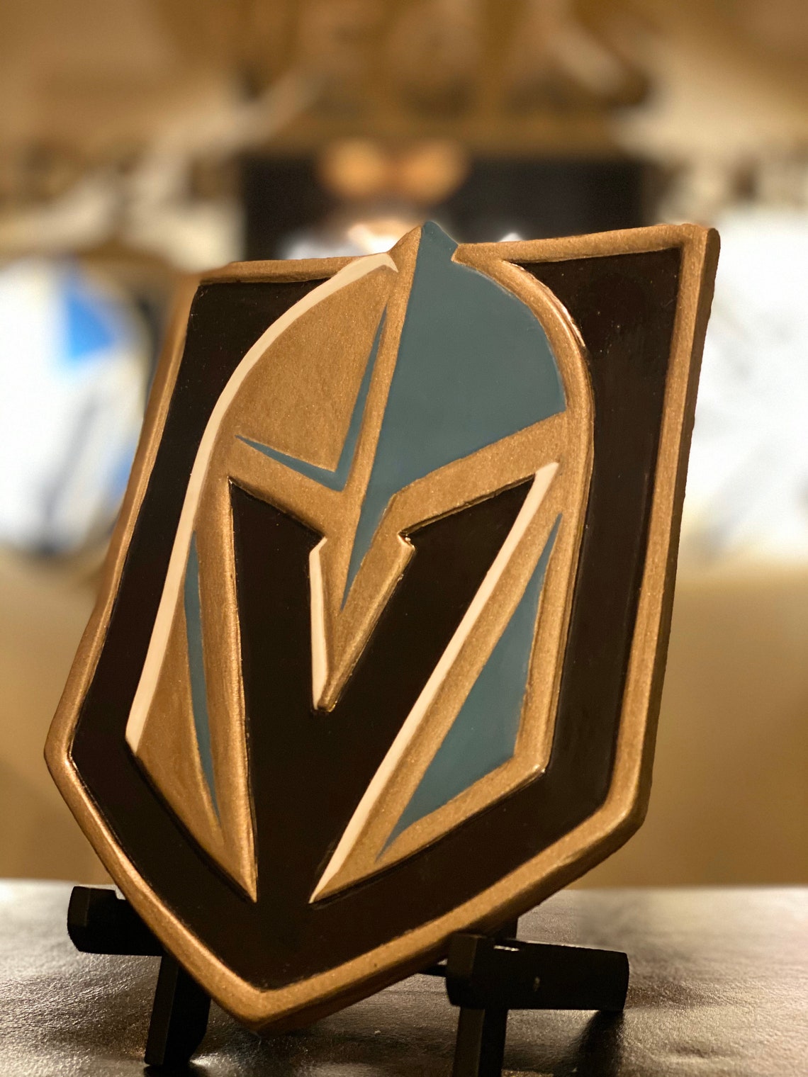 Handmade Vegas Golden Knights Shield - Etsy