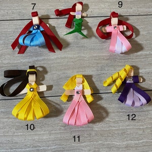 Princess Inspired Ribbon Sculpture Hair Clip Set You Choose 10 - Etsy