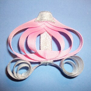 Princess Carriage Ribbon Sculpture Hair Clip - Etsy