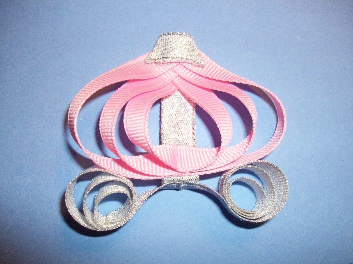Princess Carriage Ribbon Sculpture Hair Clip - Etsy