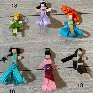 Princess Inspired Ribbon Sculpture Hair Clip Set You Choose 10 - Etsy