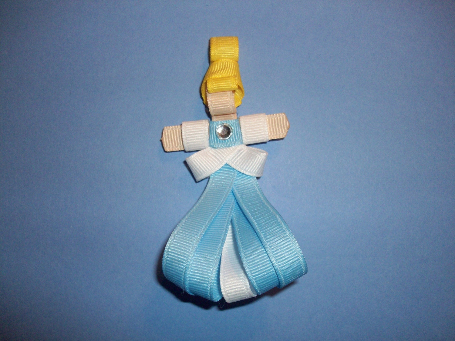 Cinderella Inspired Princess Ribbon Sculpture Hair Clip - Etsy