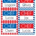 Chef Hat Stickers With Names Printable - Etsy