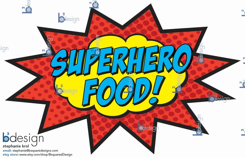 Superhero Custom Signs 11x17 or 18x24 or Larger Printable | Etsy