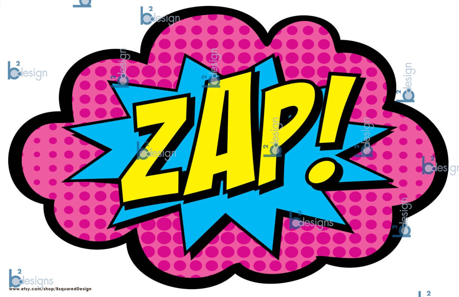Superhero Party Signs Boom Pow Zap Bam Pop 11 X 17 - Etsy