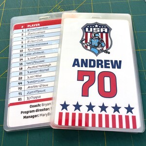 Printed Sports Roster Cards: 5.5" X 3.5" Laminated Team Cards - Etsy