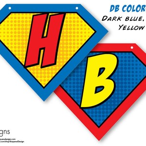 Superhero Symbol Banner (PC) Large INSTANT DOWNLOAD - Etsy