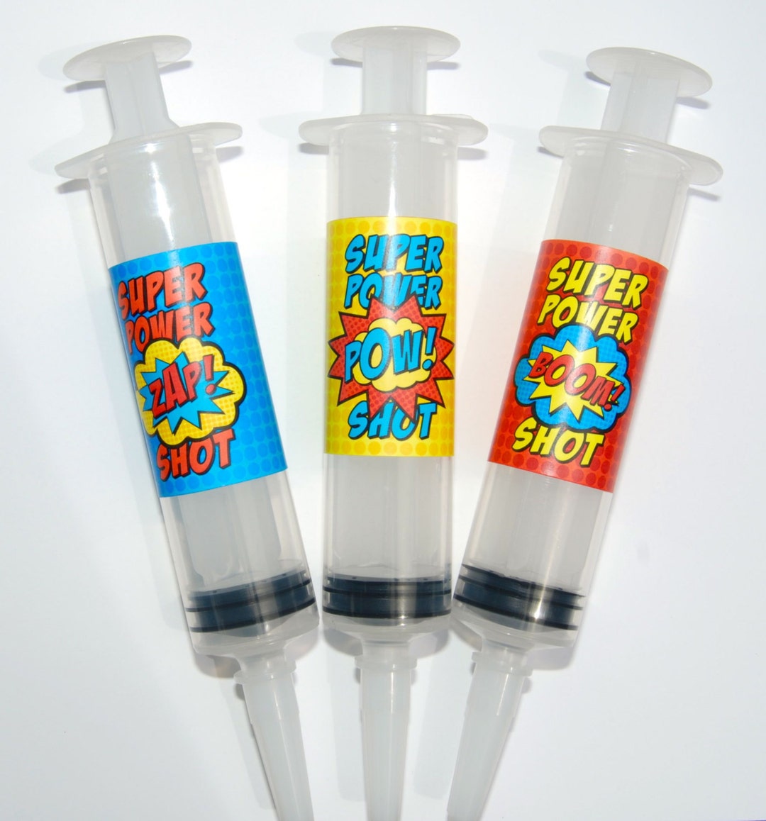 Superhero Jello Shots • 25 • With Display and Sign - Etsy