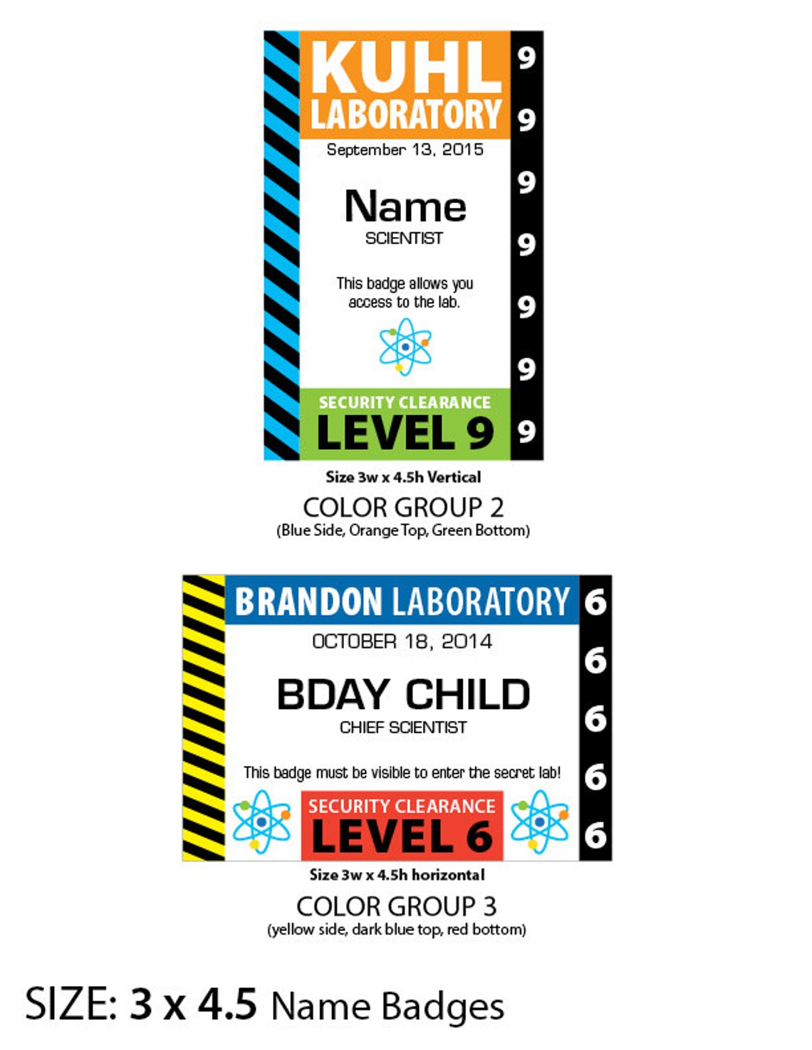 Scientist Badge Option 1 PRINTABLE - Etsy