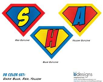 Signos de superhéroes 4 impreso