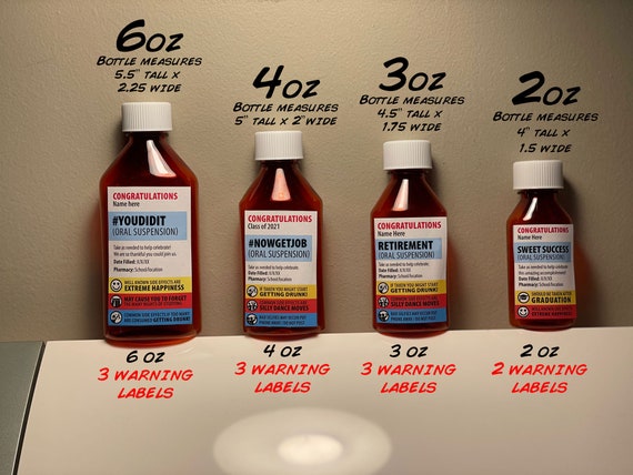 Prescription Bottle Warning Label