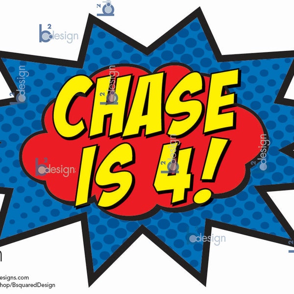 Superhero Decoration - Etsy