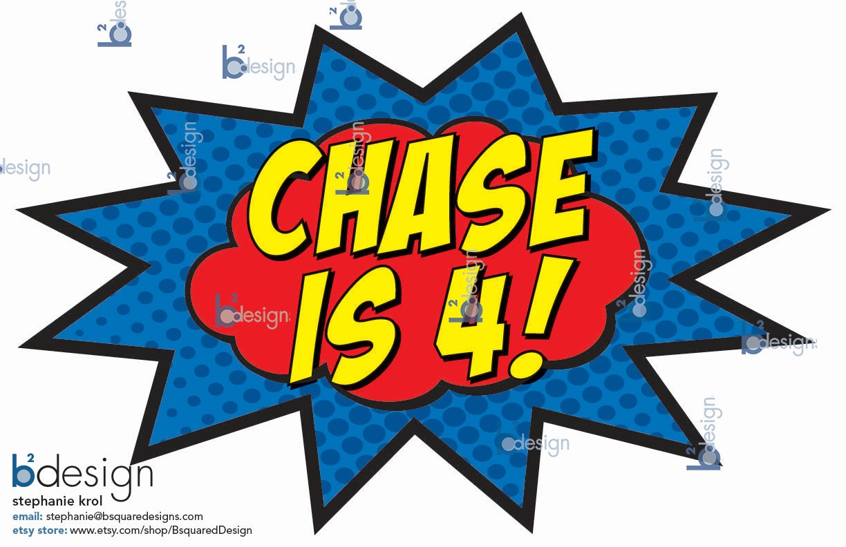 Superhero Custom Signs 11x17 or 18x24 or Larger Printable | Etsy