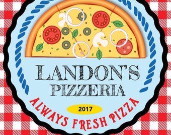 Pizza Box Sticker | Etsy