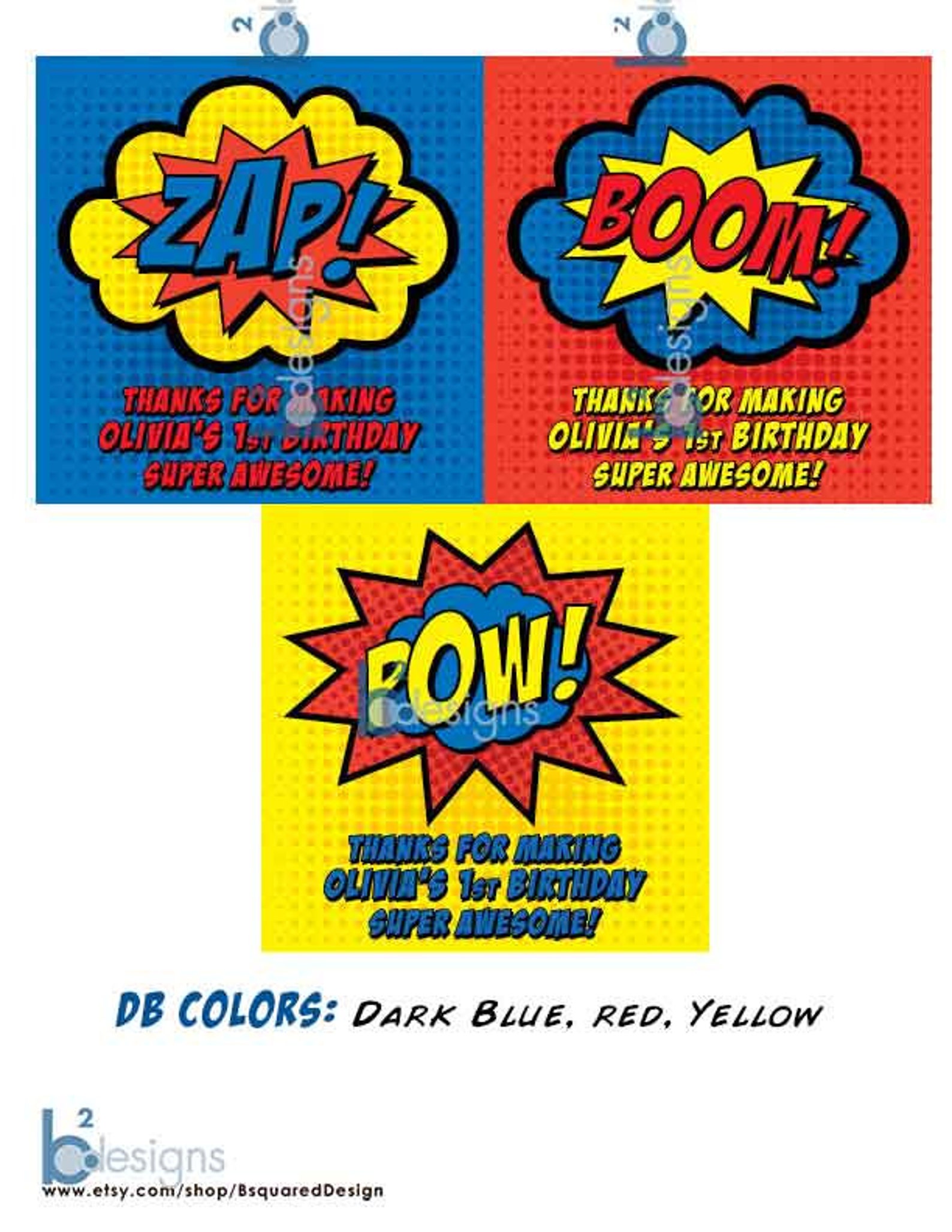 Superhero Gift Boxes - Etsy