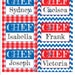 Chef Hat Stickers With Names Printable - Etsy