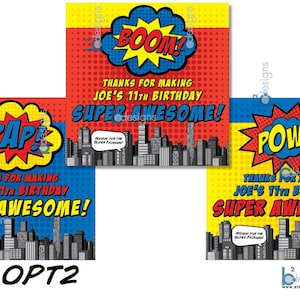 Superhero Gift Boxes - Etsy