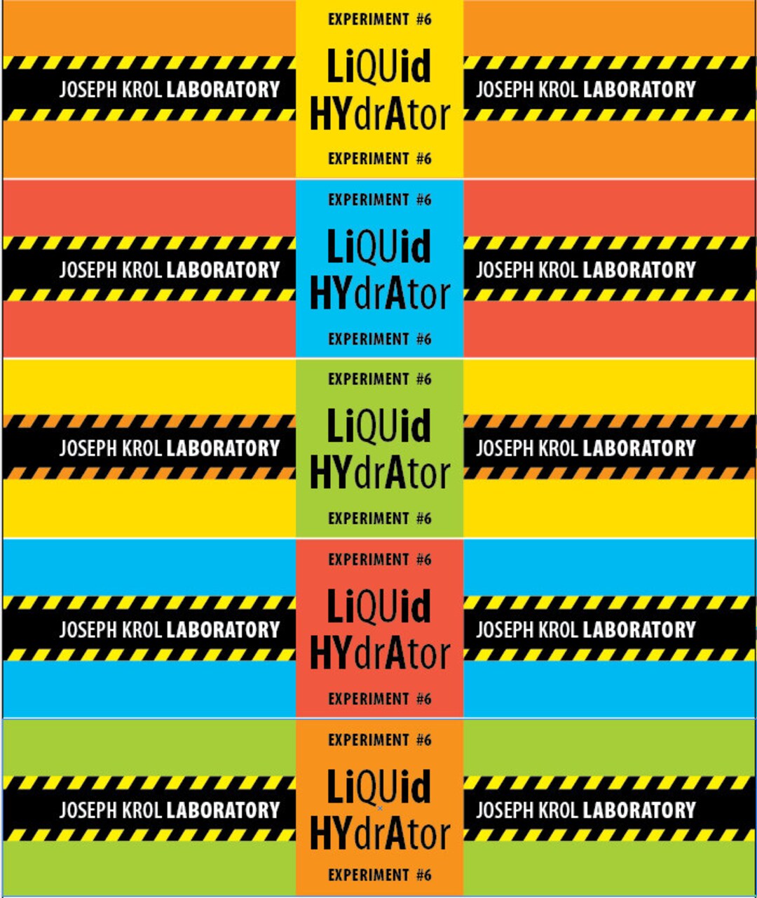 Scientist Waterbottle Labels • Printable - Etsy