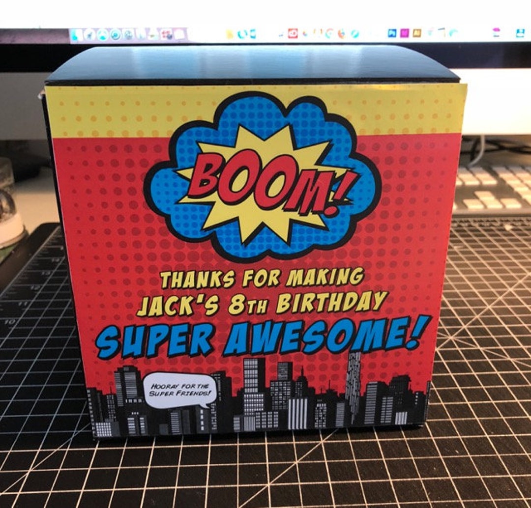 Superhero Gift Boxes - Etsy