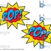 Superhero Signs • Boom, Pow, Zap, Bam, Pow • 1/4 Page Signs • PC Color ...