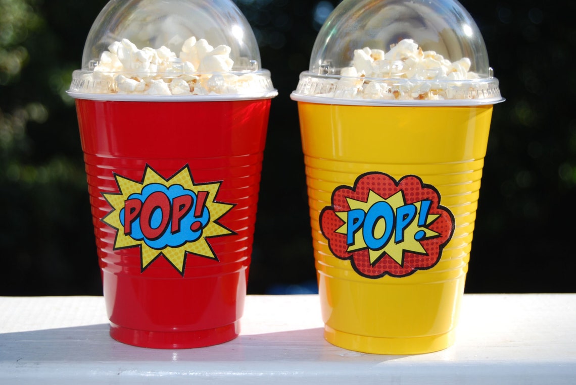 POP Stickers • Superhero Symbol Stickers • PRINTED - Etsy