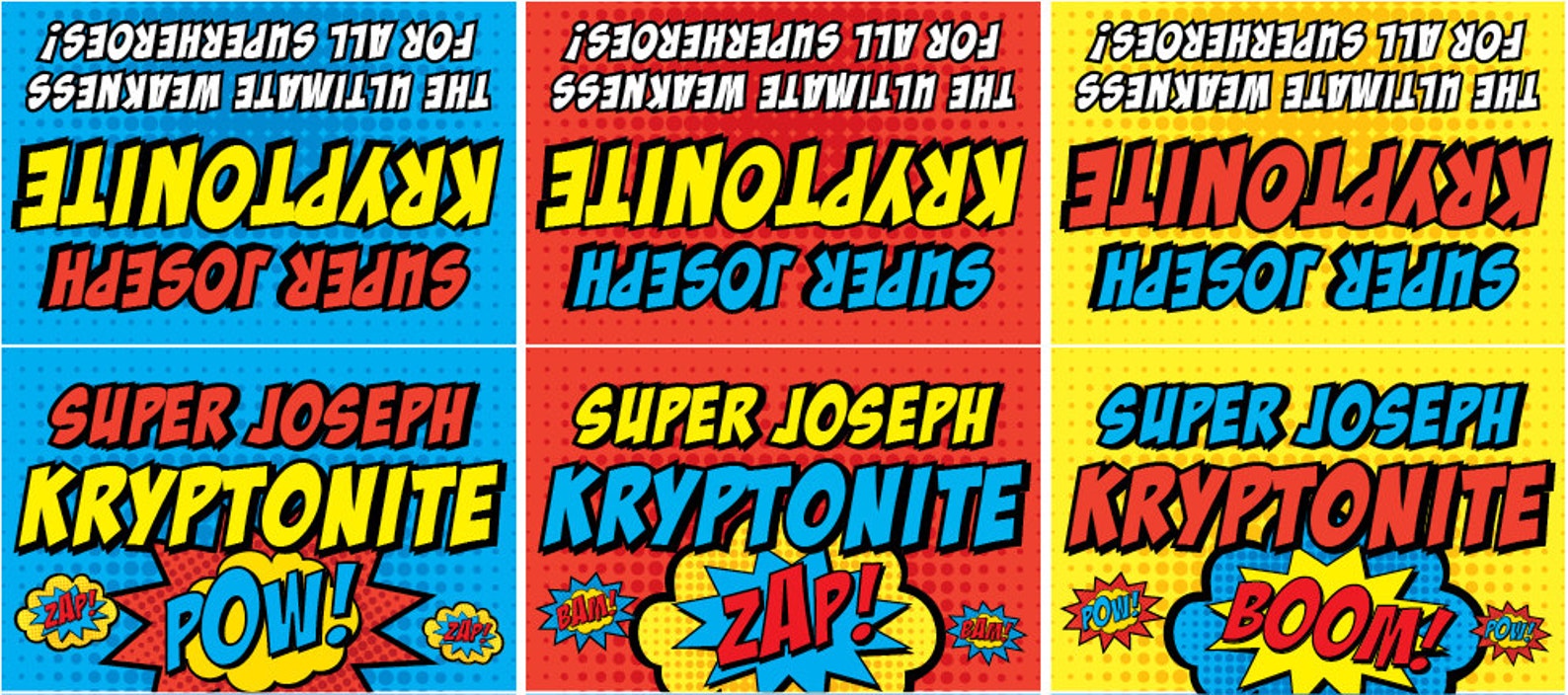 Superhero Kryptonite Candy Labels PRINTABLE | Etsy