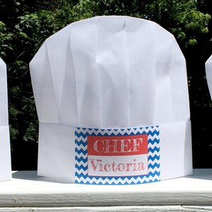 Chef Hat Stickers • With Names • Printable - Etsy