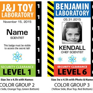 Scientist Badge • Option 3 • PRINTED and ASSEMBLED - Etsy