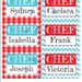 Chef Hat Stickers With Names Printable - Etsy