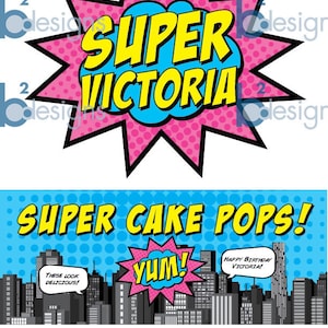 Cake Push Pops • Box Sticker and Sign • Printed - Etsy