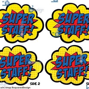 Super Teacher Signs • Super Teacher, Super Staff, Super School • 1/4 ...