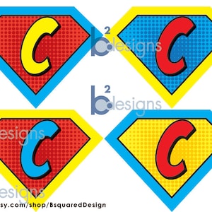 Superhero Symbols • Printed - Etsy