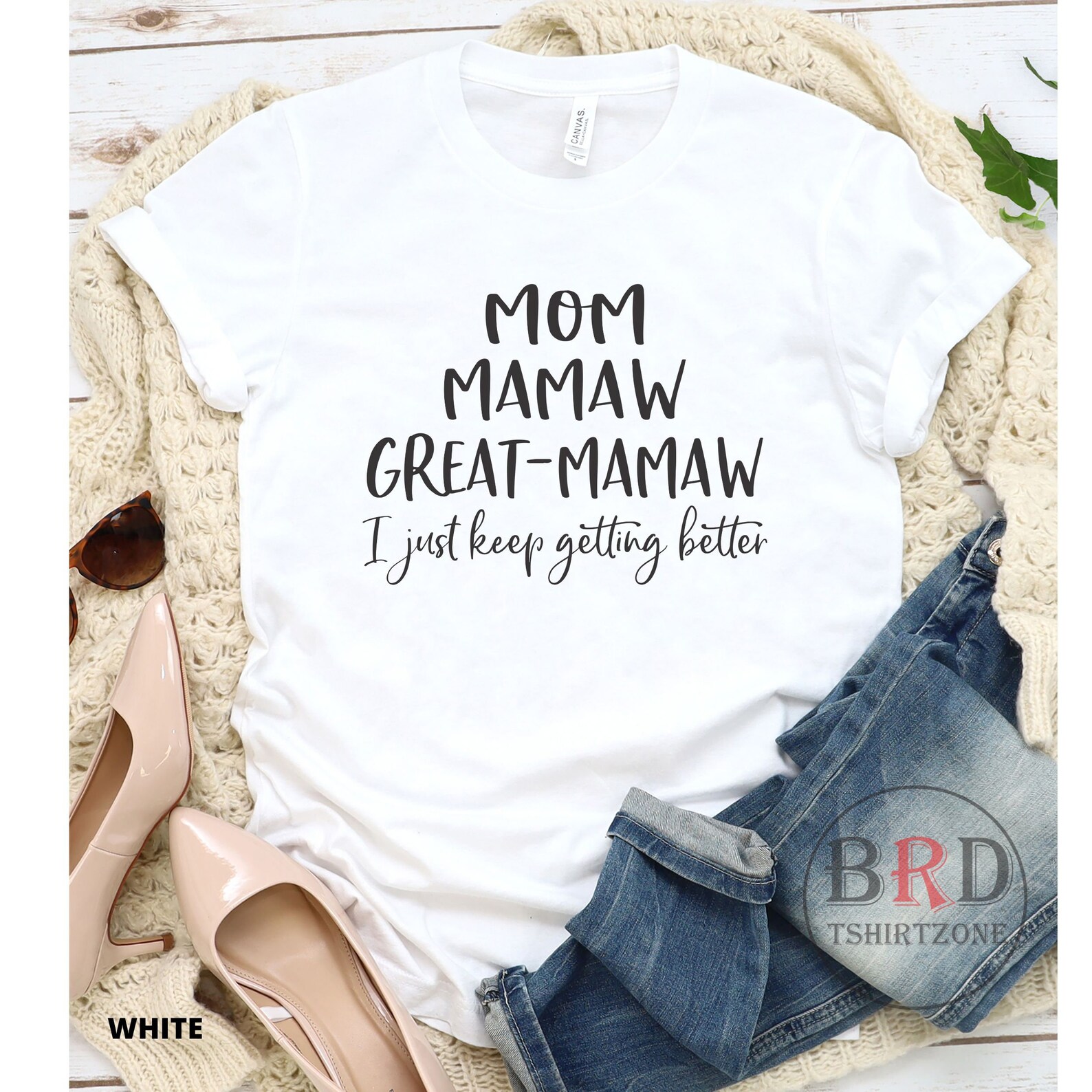 Gift for Mamaw Mamaw Shirt Gift for Great Grandma Pregnancy - Etsy
