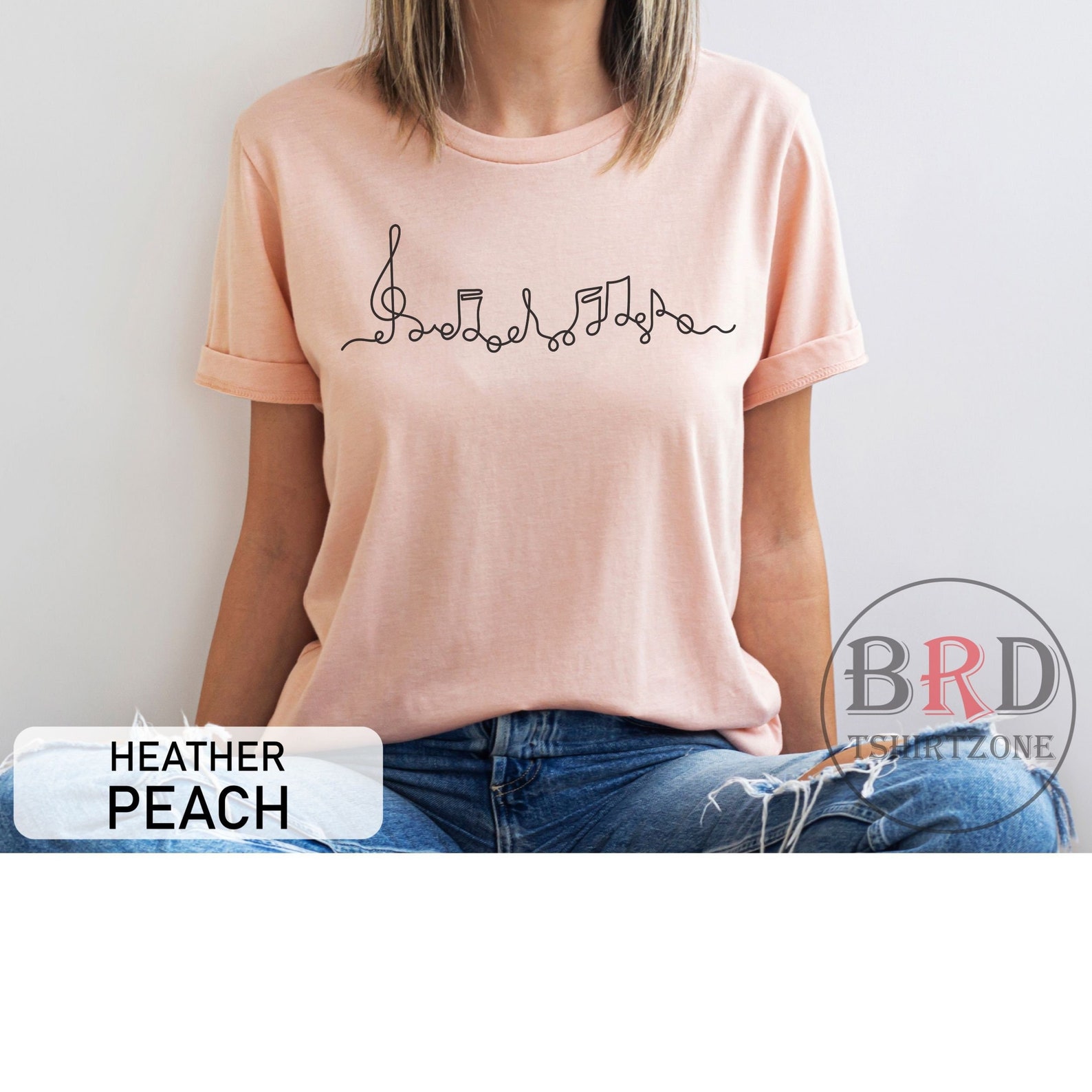 Musical Notes T Shirt Music Teacher Shirt Gift for Music - Etsy