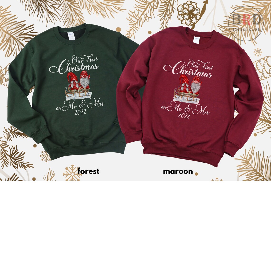 Our First Christmas as Mr and Mrs 2022 Newlyweds Christmas - Etsy