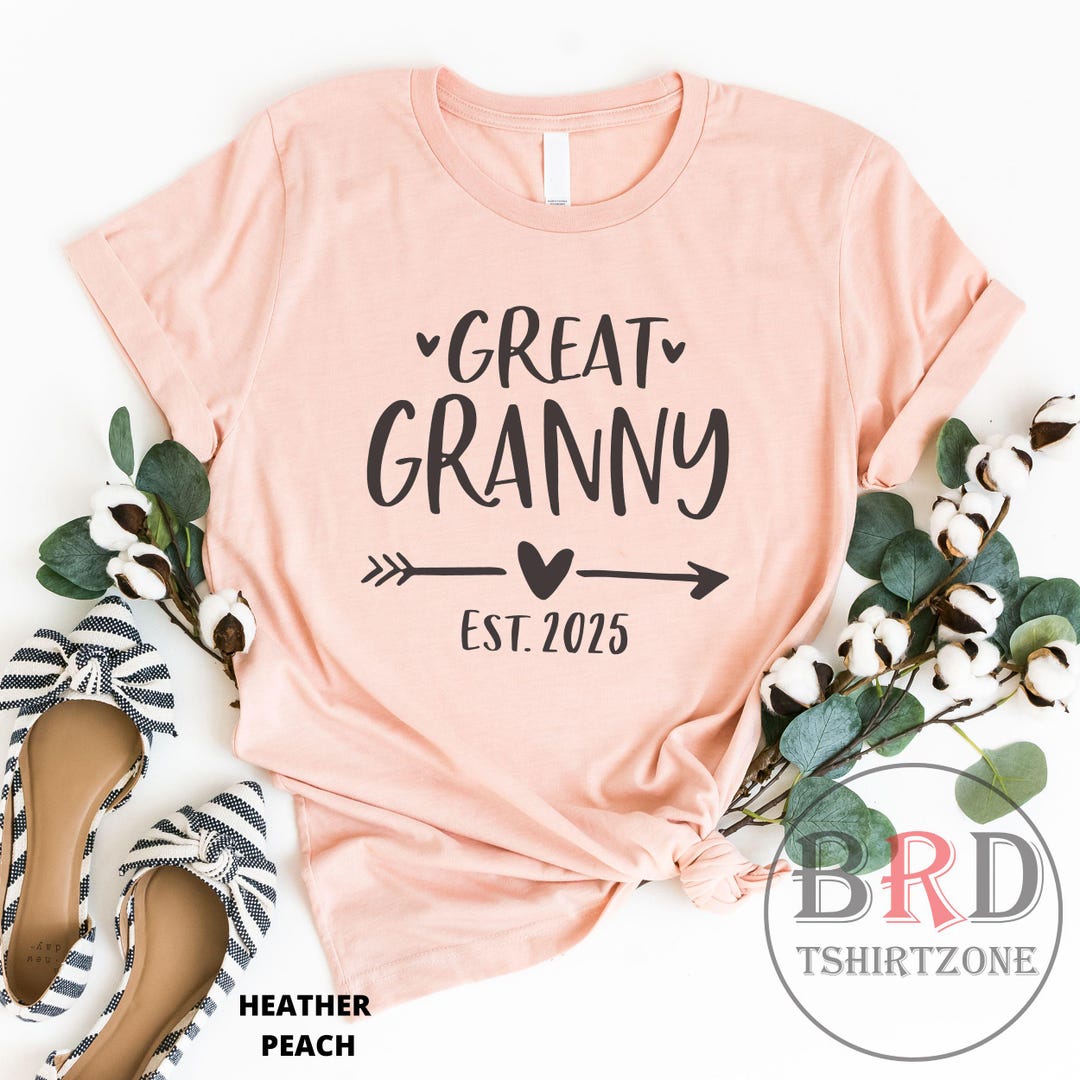 Great Granny Est 2025 New Great Grandma Gift From Great Grandchild - Etsy