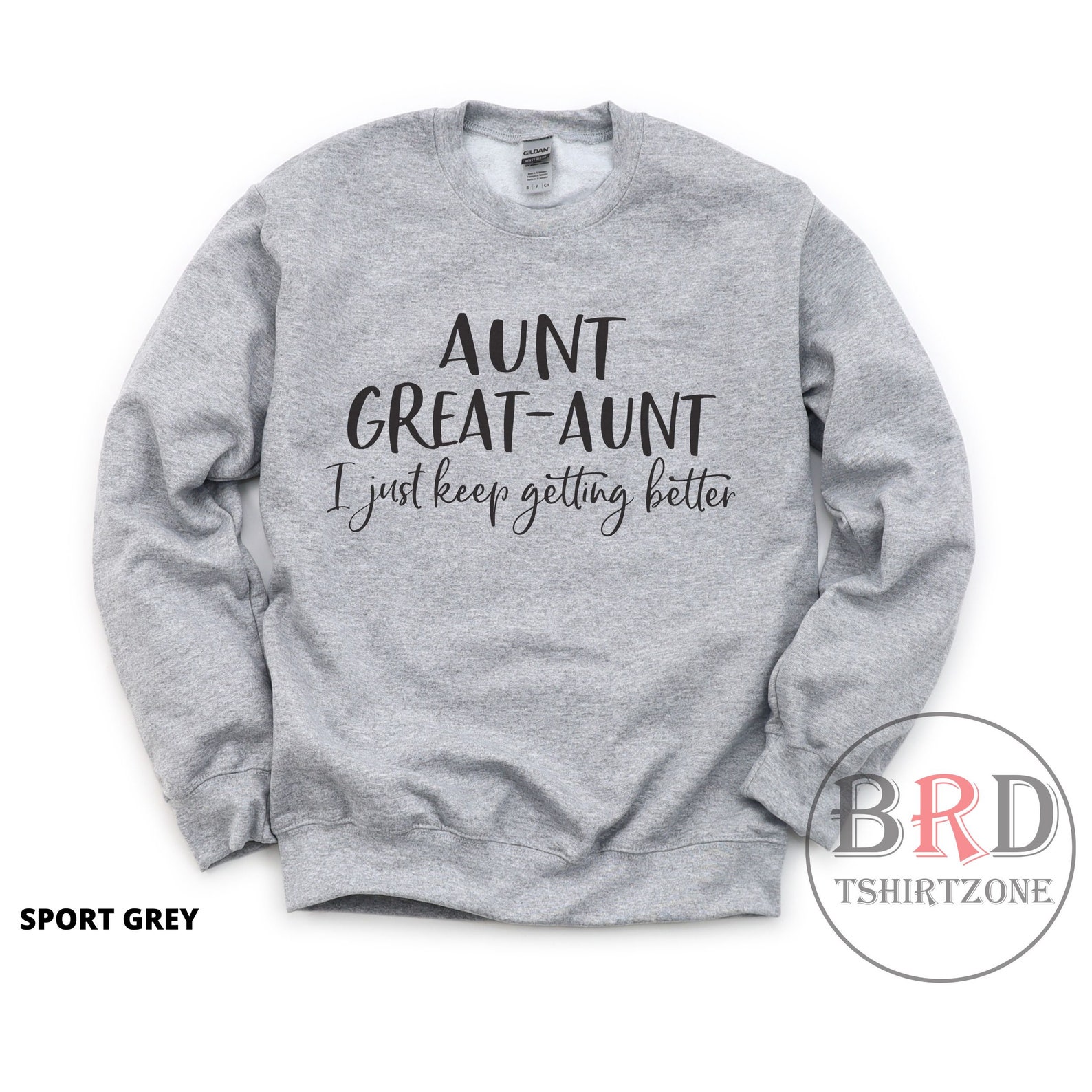 Great Aunt Gift, Great Aunt Sweatshirt, Great-aunt Announcement, Aunt ...